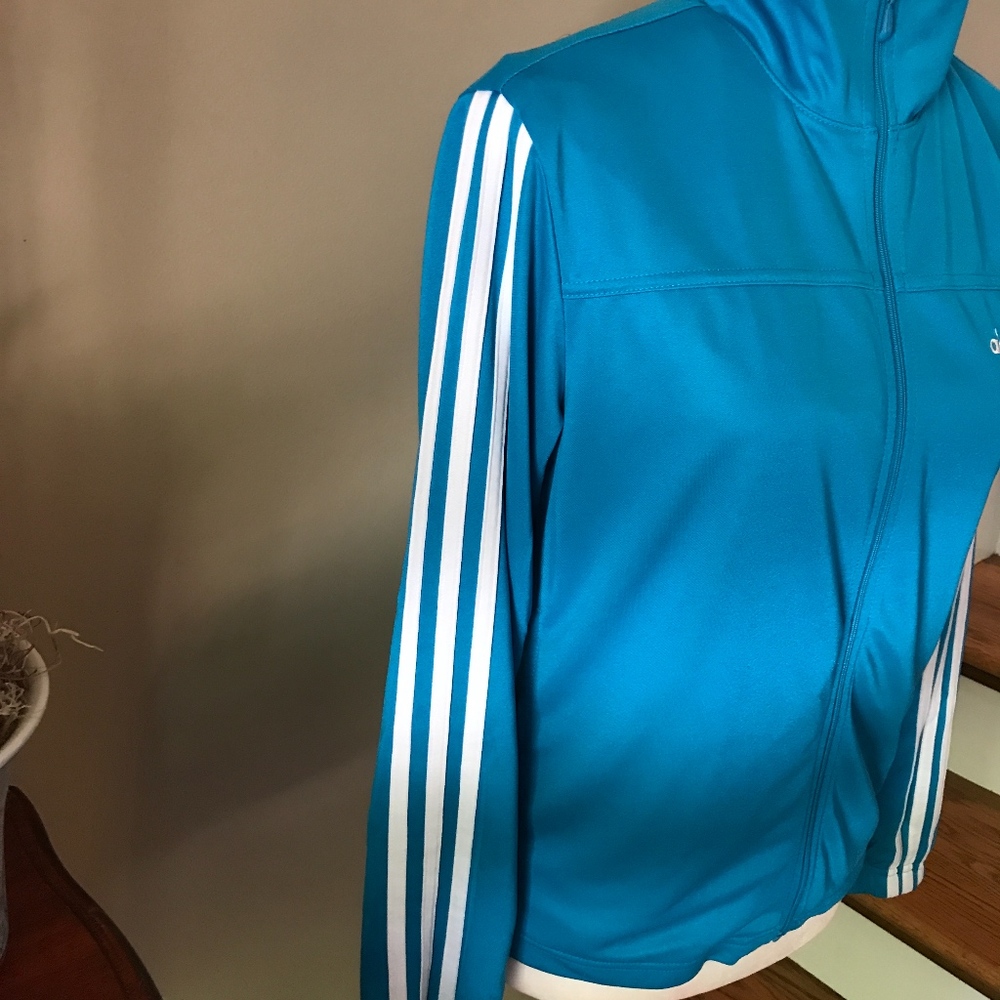 Rare Adidas Turquoise Sst Track Jacket - Gem